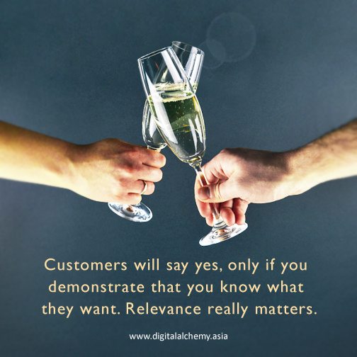 Digital Alchemy | Customers will say yes…